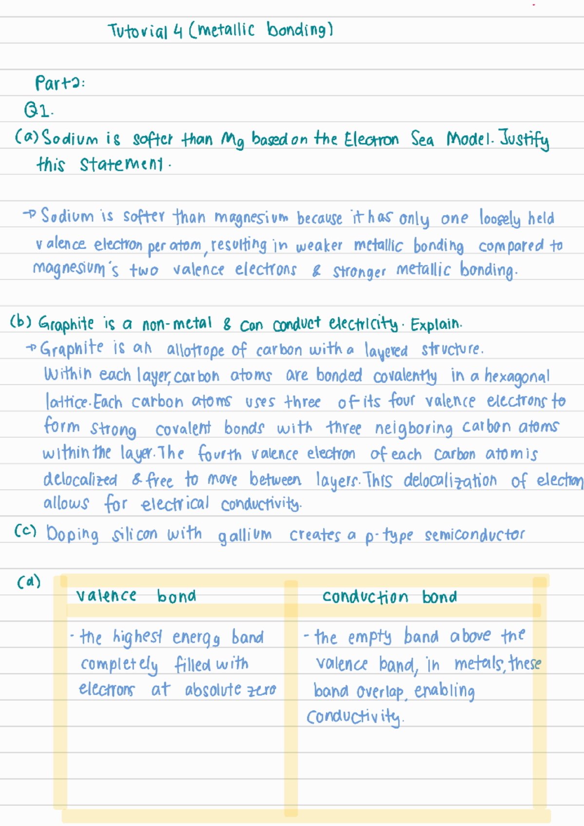 Tuto 4 CHM361 ANS part2 - TUTORIAL PART 2 ONLY - Tutorial 4 (metallic ...