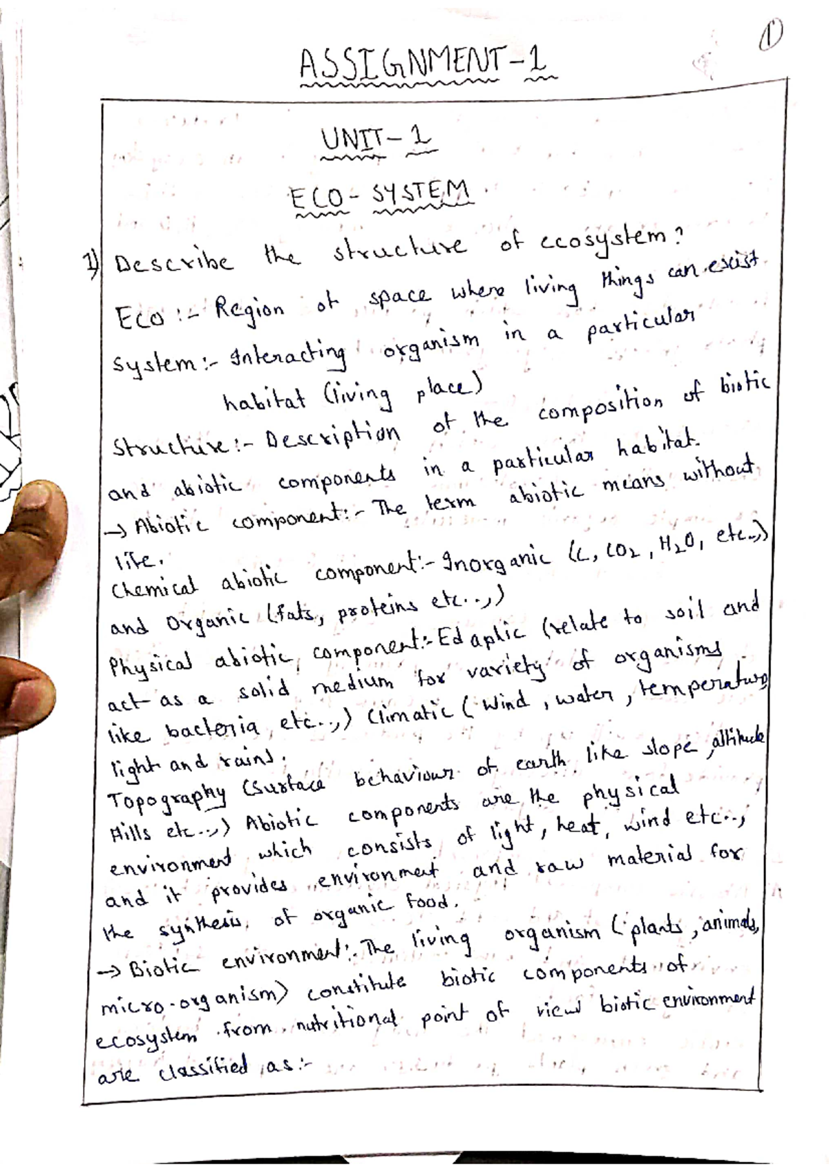 Environment assignment - Mathematics: Applications and Interpretation SL - Studocu