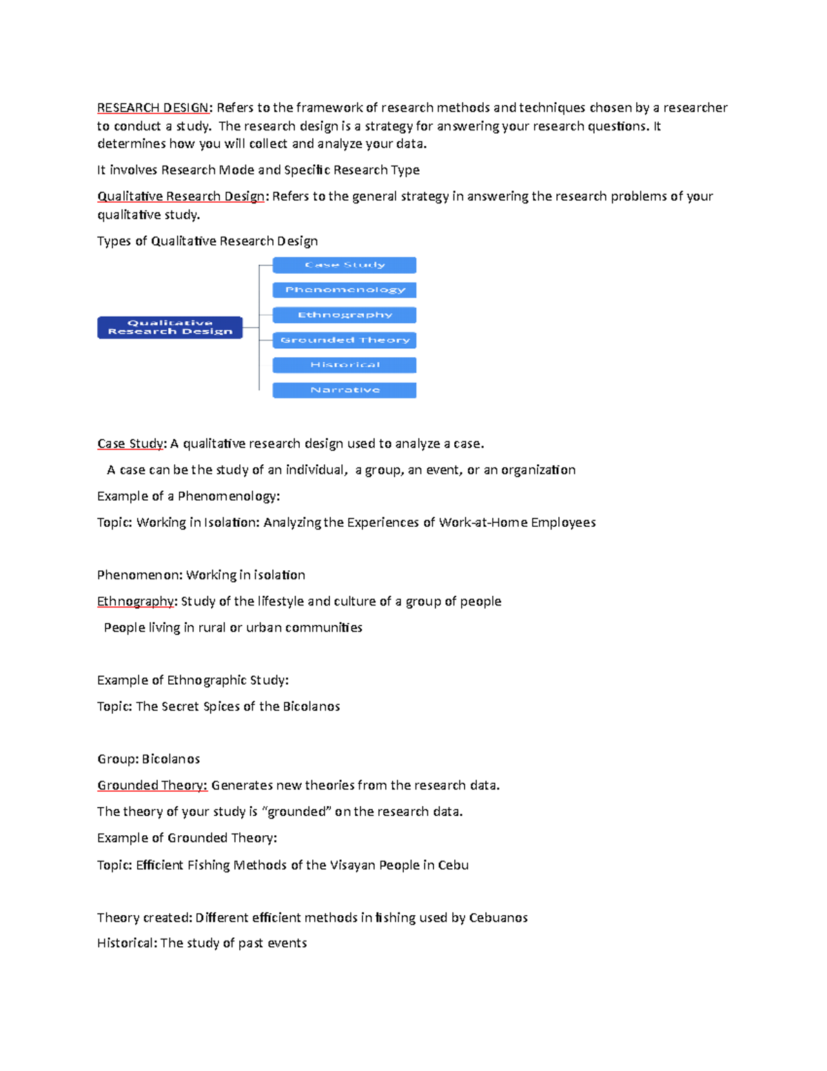 Research Design - RESEARCH DESIGN: Refers to the framework of research ...