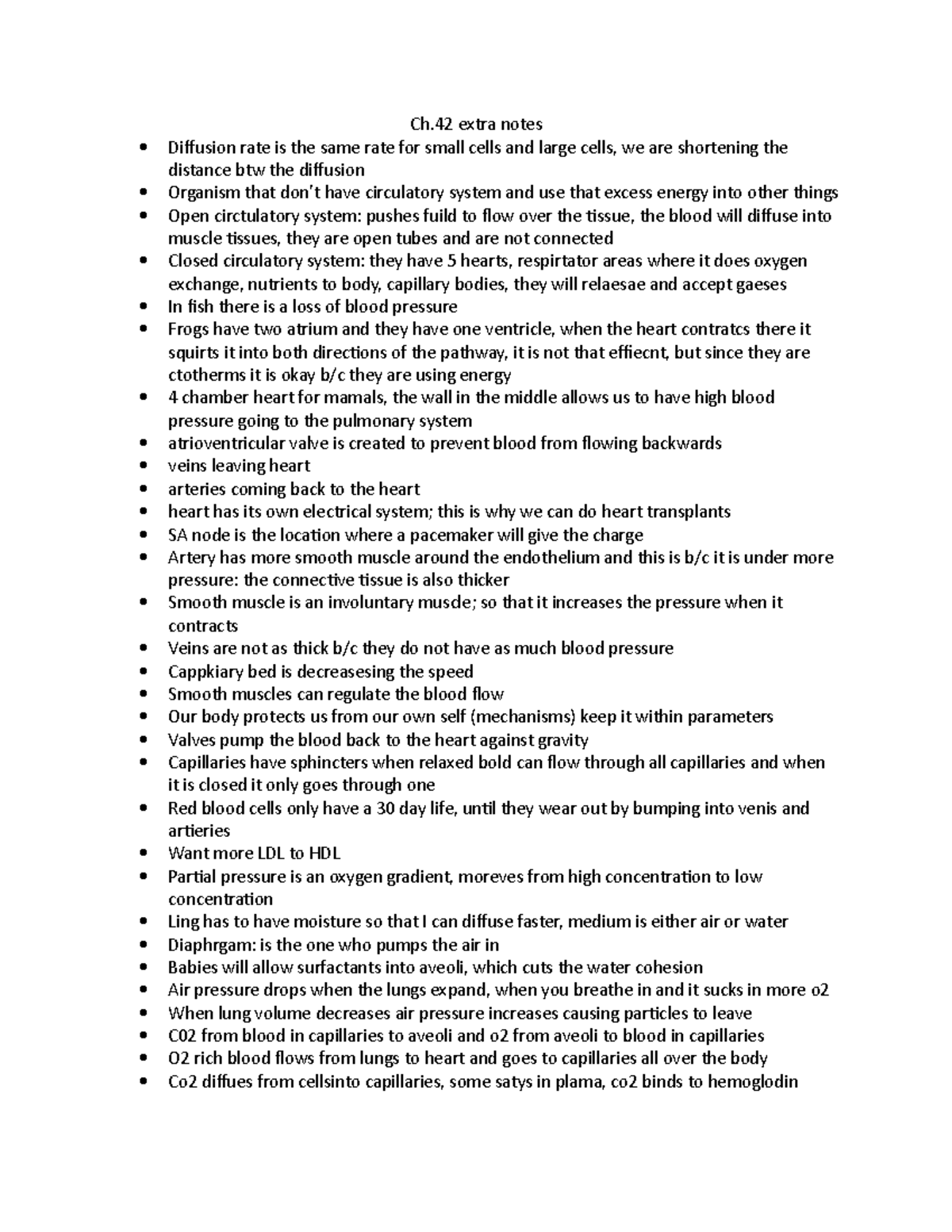 Ch.42 extra notes - Harvill - Ch extra - Studocu