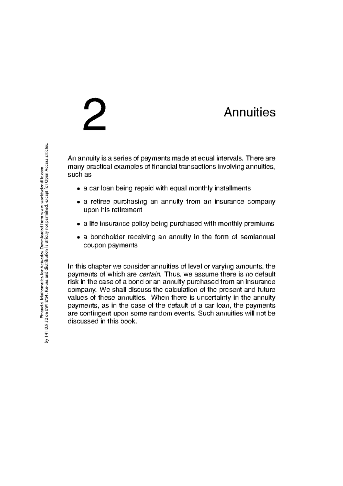 2017-annuities - Hope it help - 2 Annuities An annuity is a series of ...