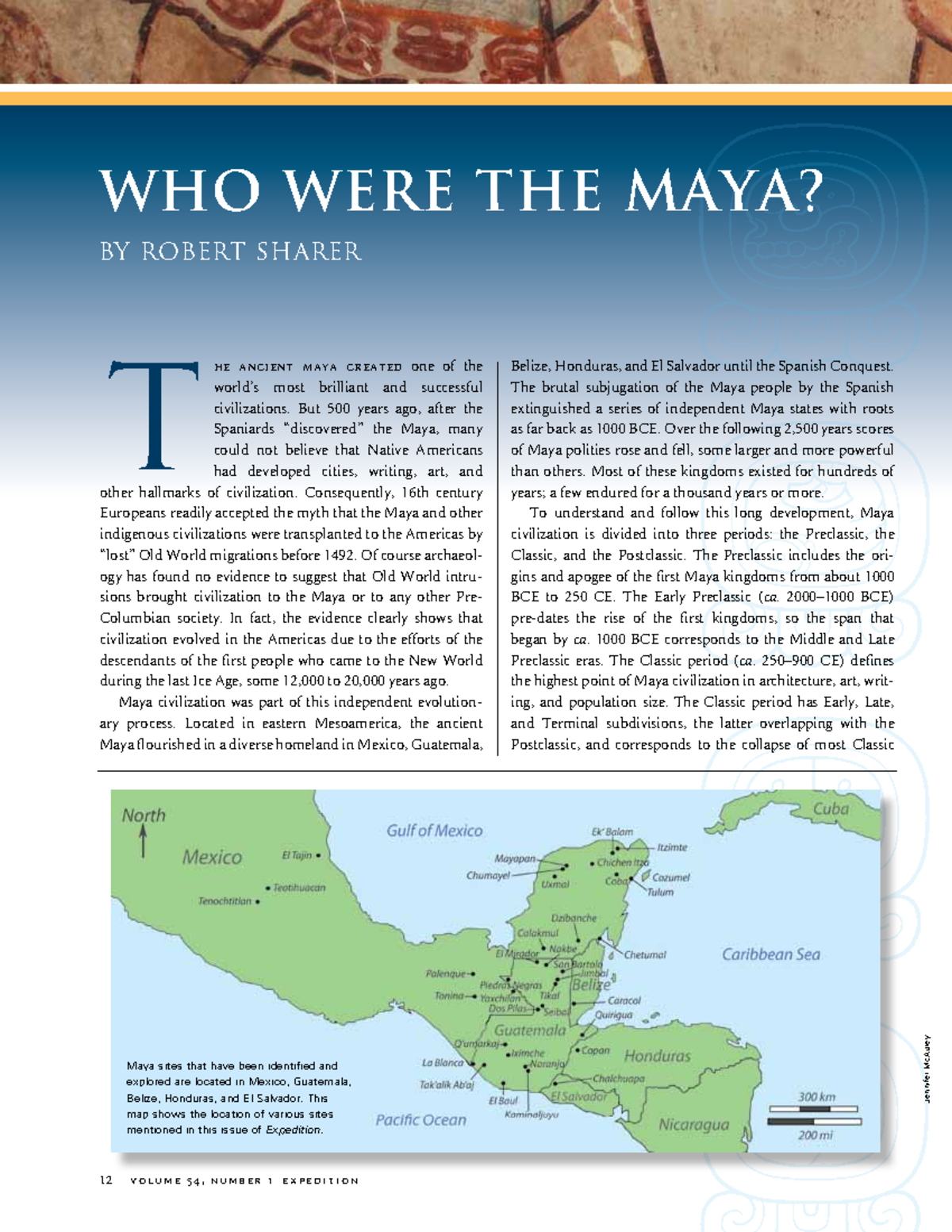 Who were the maya - ####### 12 volume 54, number 1 expedition he ...