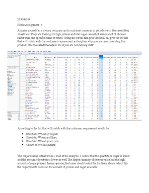 Home Assignment 7 - Assignement - IS 454/ Home Assignment- How do we ...