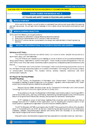 Inset DAY2 - REPORT - NARRATIVE REPORT ON VIRTUAL IN-SERVICE TRAINING ...