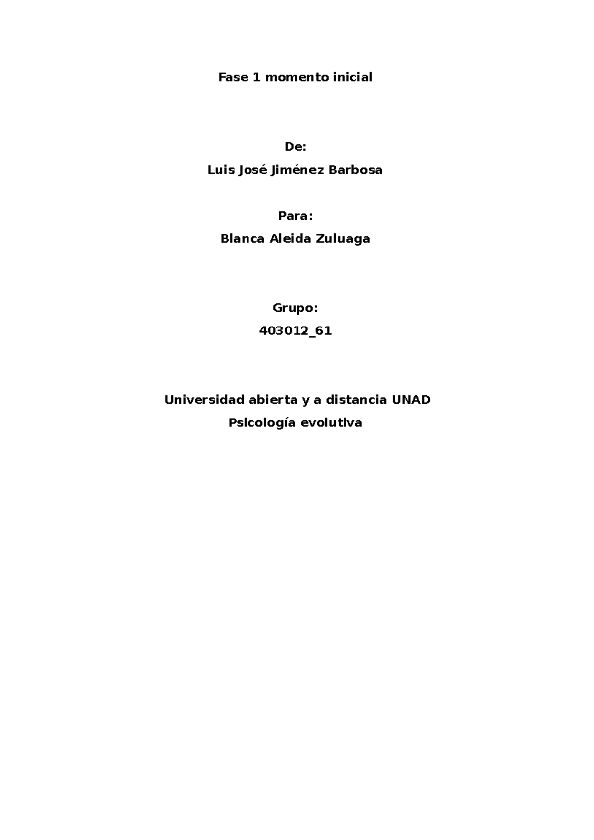 Fase 1 momento inicial - espero que les pueda servir - Fase 1 momento ...