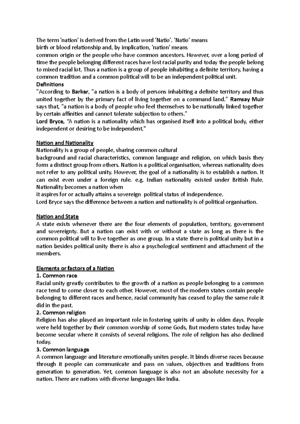 Nationalism is one of the most potent political forces on the world ...