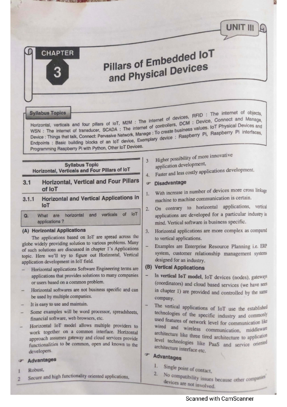 ES-IOT UNIT 3 - ES-IOT UNIT 3 - Computer science engineering - Studocu