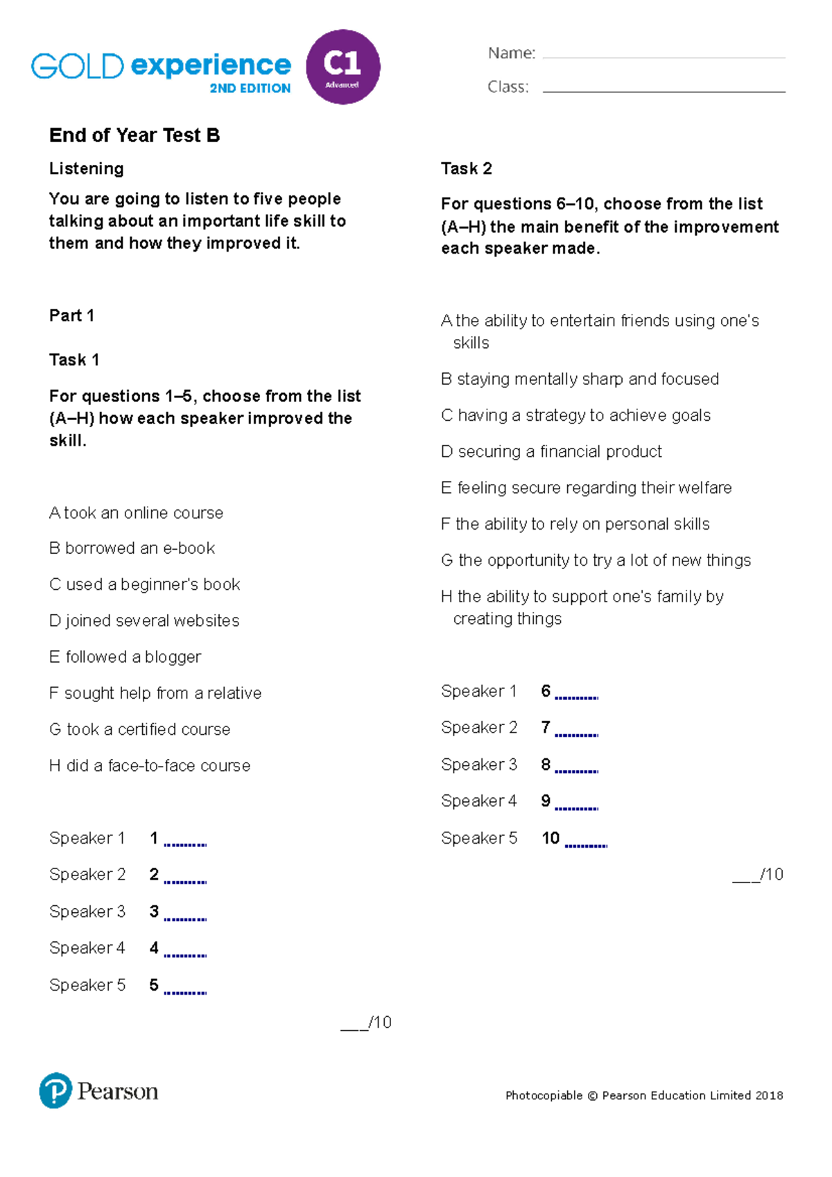 Gold-Experience-C1-2nd-edition-End-of-Year-Test-Main-Test-B - End of ...