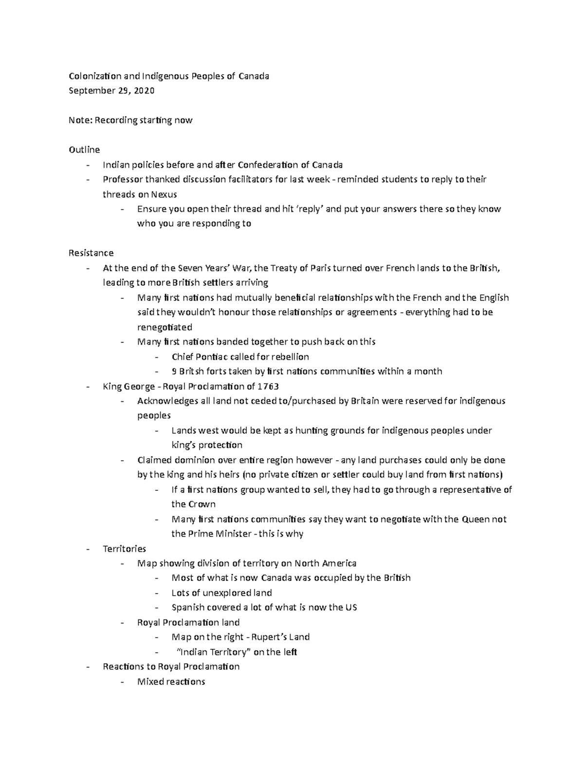 Colonization and Indigenous Peoples of Canada - Sept 29 - Colonization ...