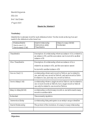 [Solved] Scenario Suppose a local college has tasked you to develop a - Advanced Database ...