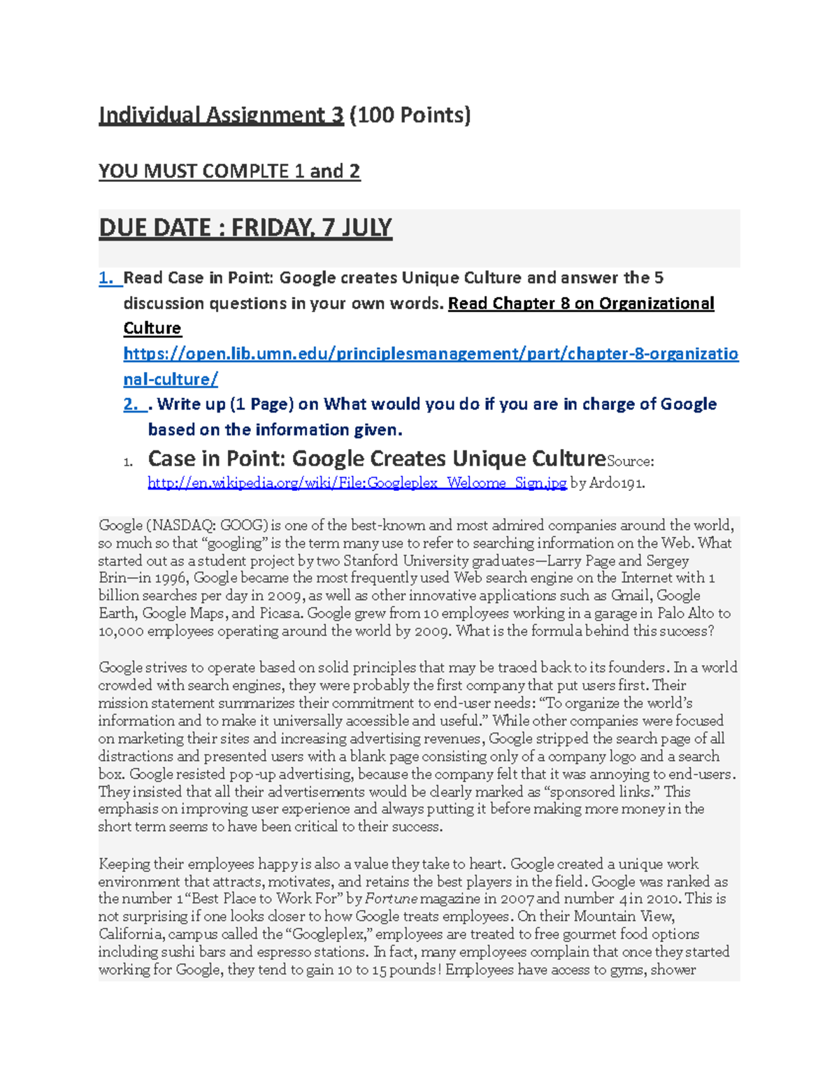 Assigment 2 - learning about Human Resources - MGT 258 - CMU - Studocu