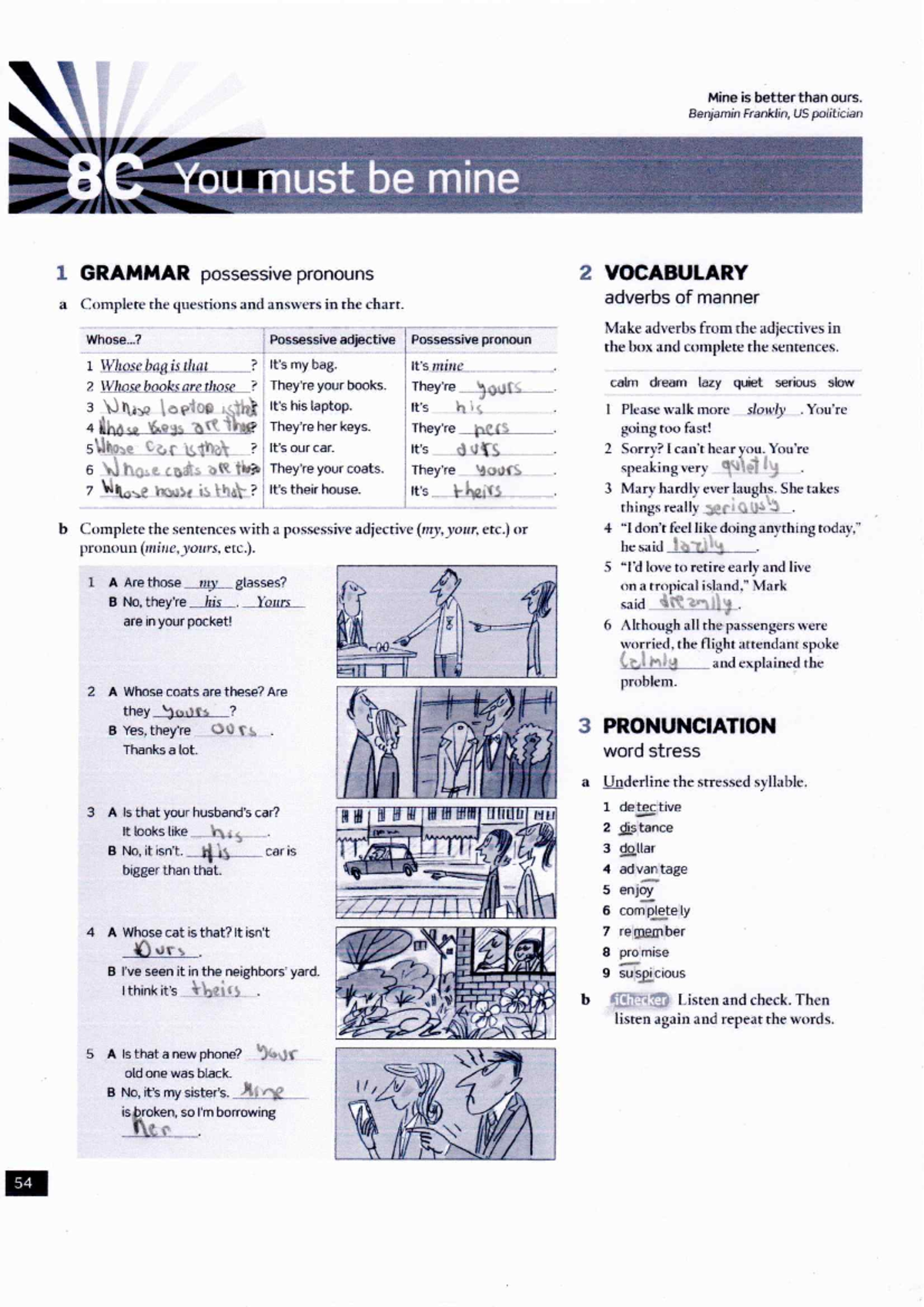 8C workbook - Inglés I - Studocu