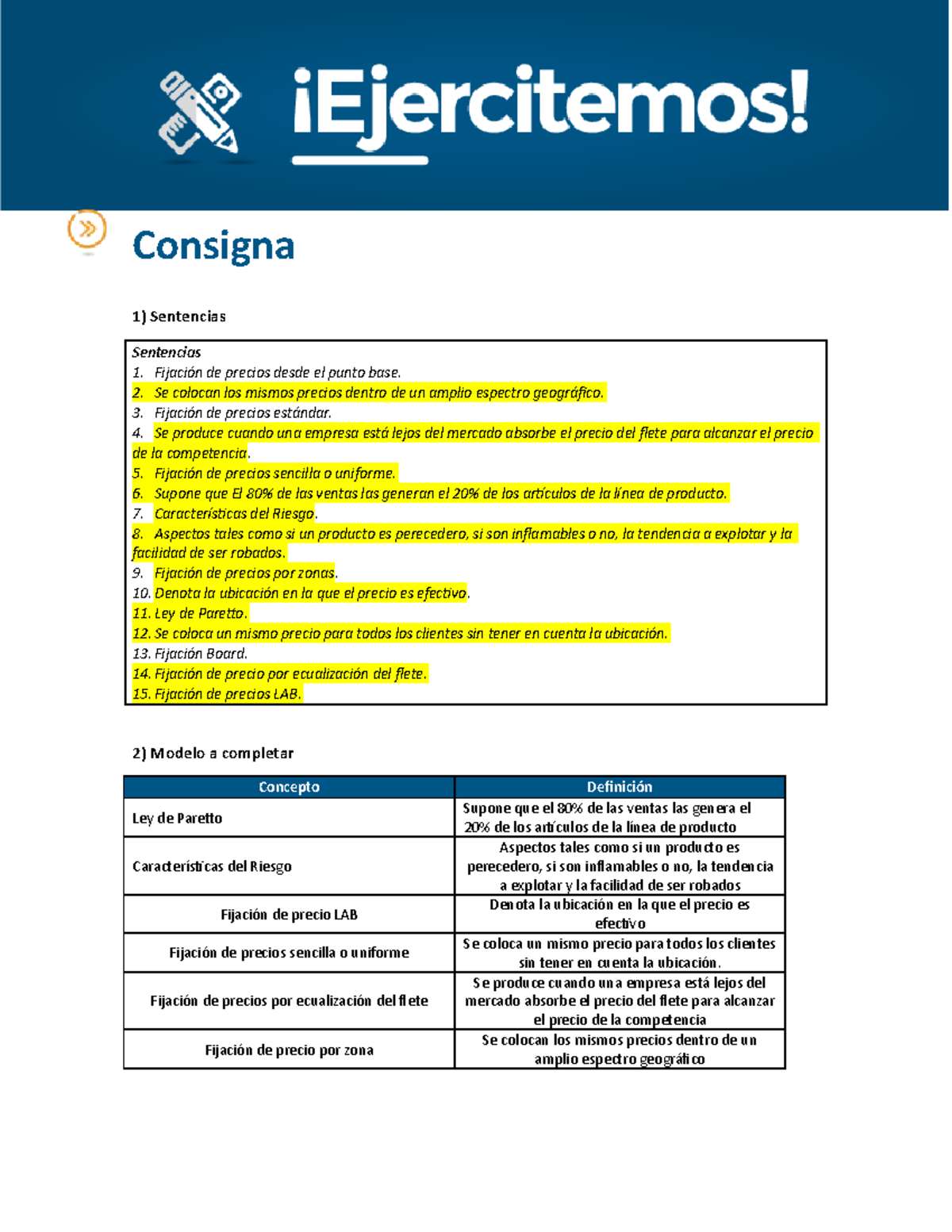 API2 - Logistica 2020 - Actividad Practica Integradora - Consigna 1) Sentencias Sentencias ...