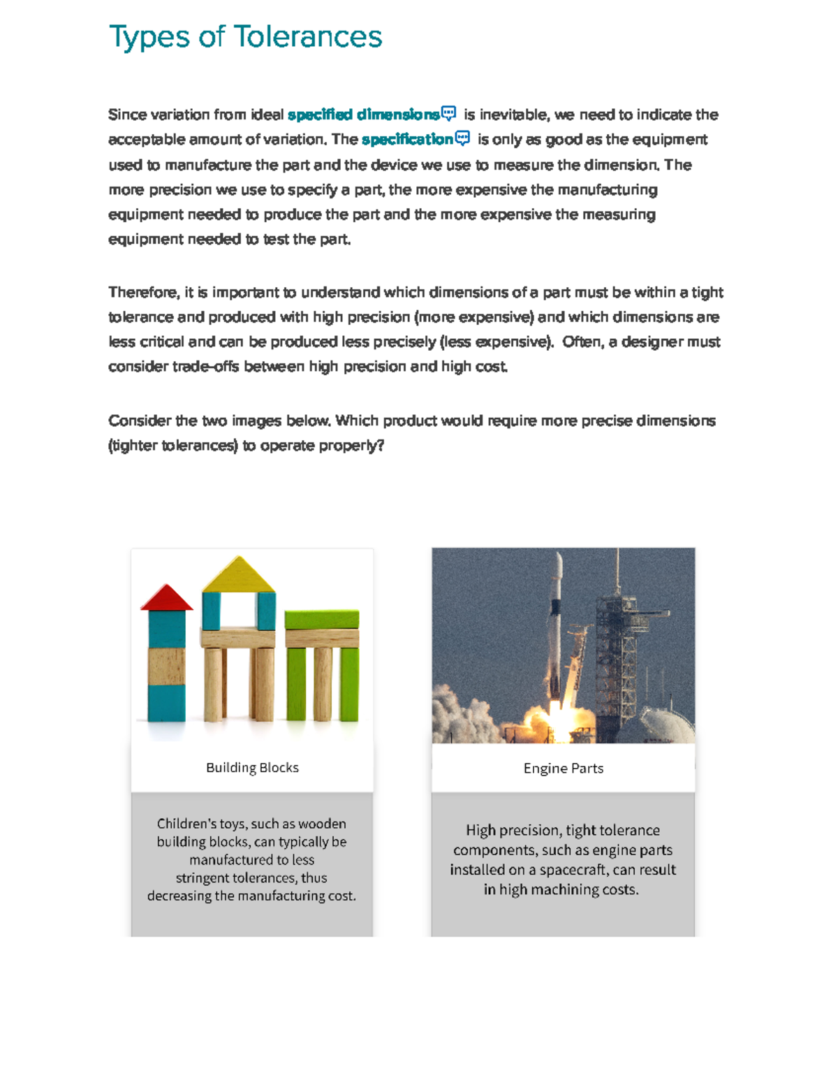Types of Tolerances - tolerance for truss - Types of Tolerances Since ...