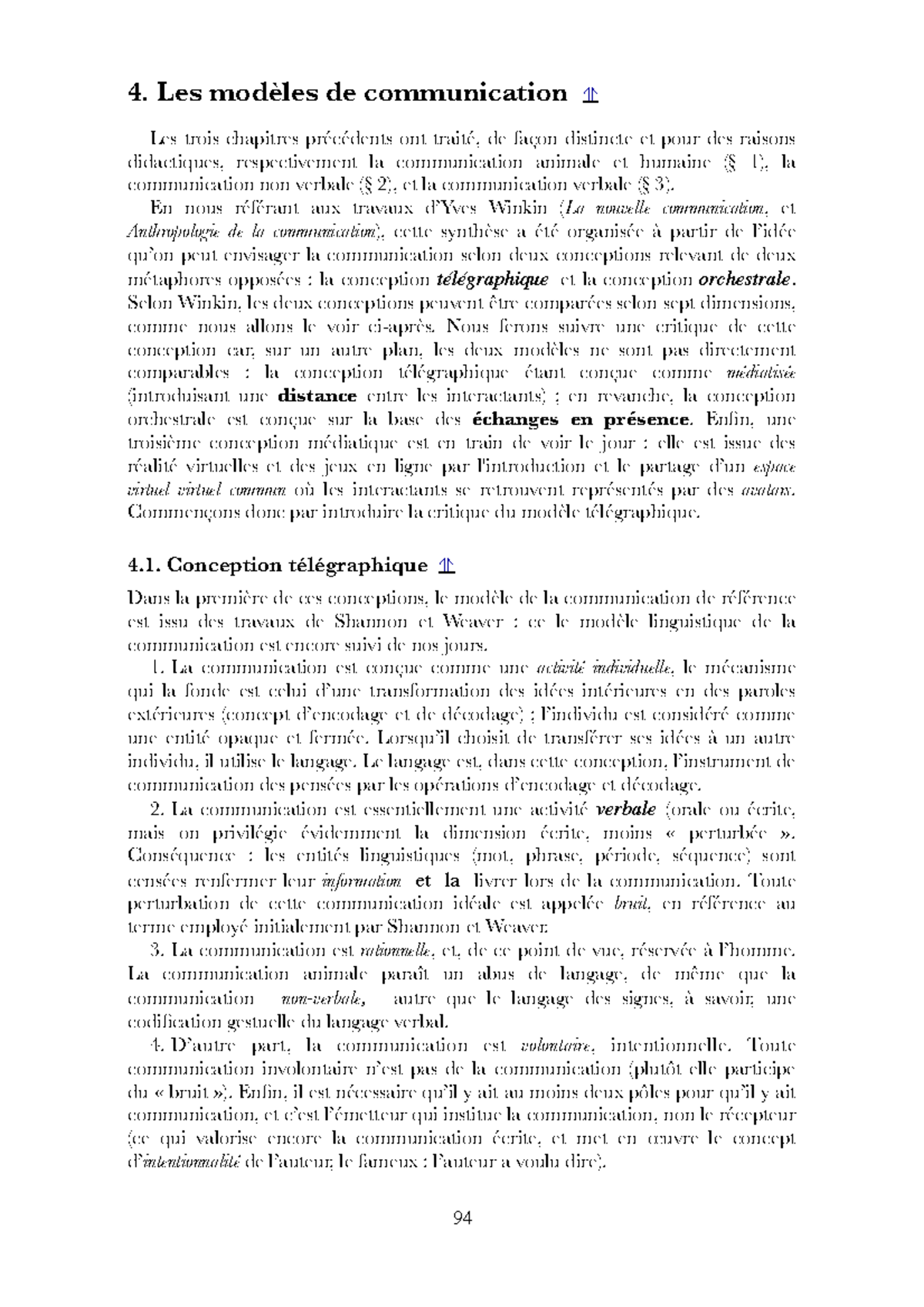 Modèles de la communication - 4. Les modèles de communication ⥣ Les ...