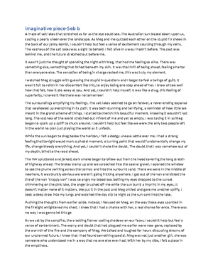 Big World by Tim Winton - Voice and Setting - Identity - Big World by ...