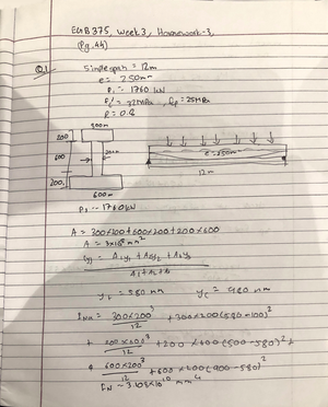EGH471-2017 - Past exam - EGH471: Sample 2017 cont/... 1 QUESTION 1 A ...