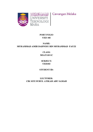 CHM138 LAB Report EXP 1 - BASIC LABORATORY TECHNIQUE - FACULTY OF ...