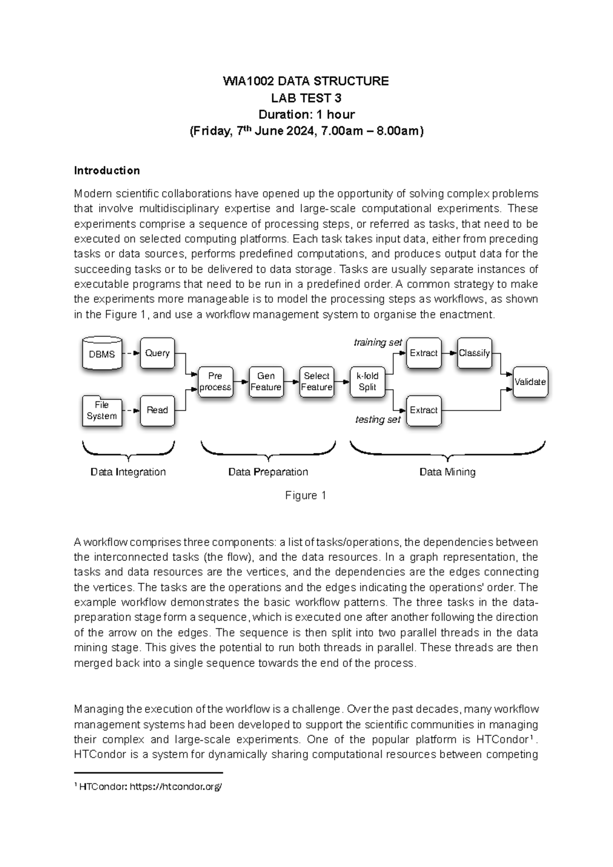Lab Test 3 data structure - WIA1002 DATA STRUCTURE LAB TEST 3 Duration ...