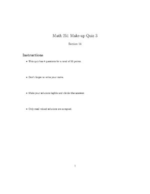 Math251: Slope Fields and Solution Curves - MATH 251 - Studocu