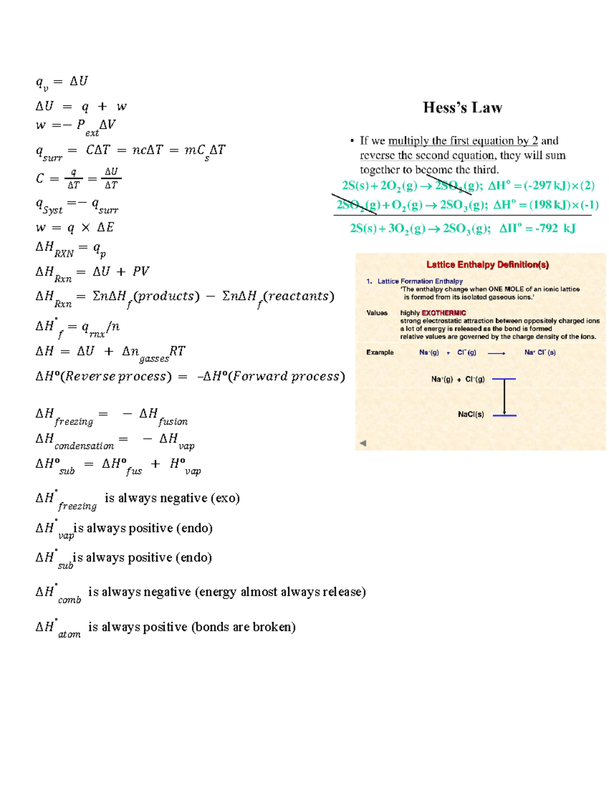Equation sheet chem midterm - Ăć= ∆Ą ∆Ą = Ă + Ĉ Ĉ =− ÿăĉą∆ą ĂĄĆăă= 𝔶∆ă ...