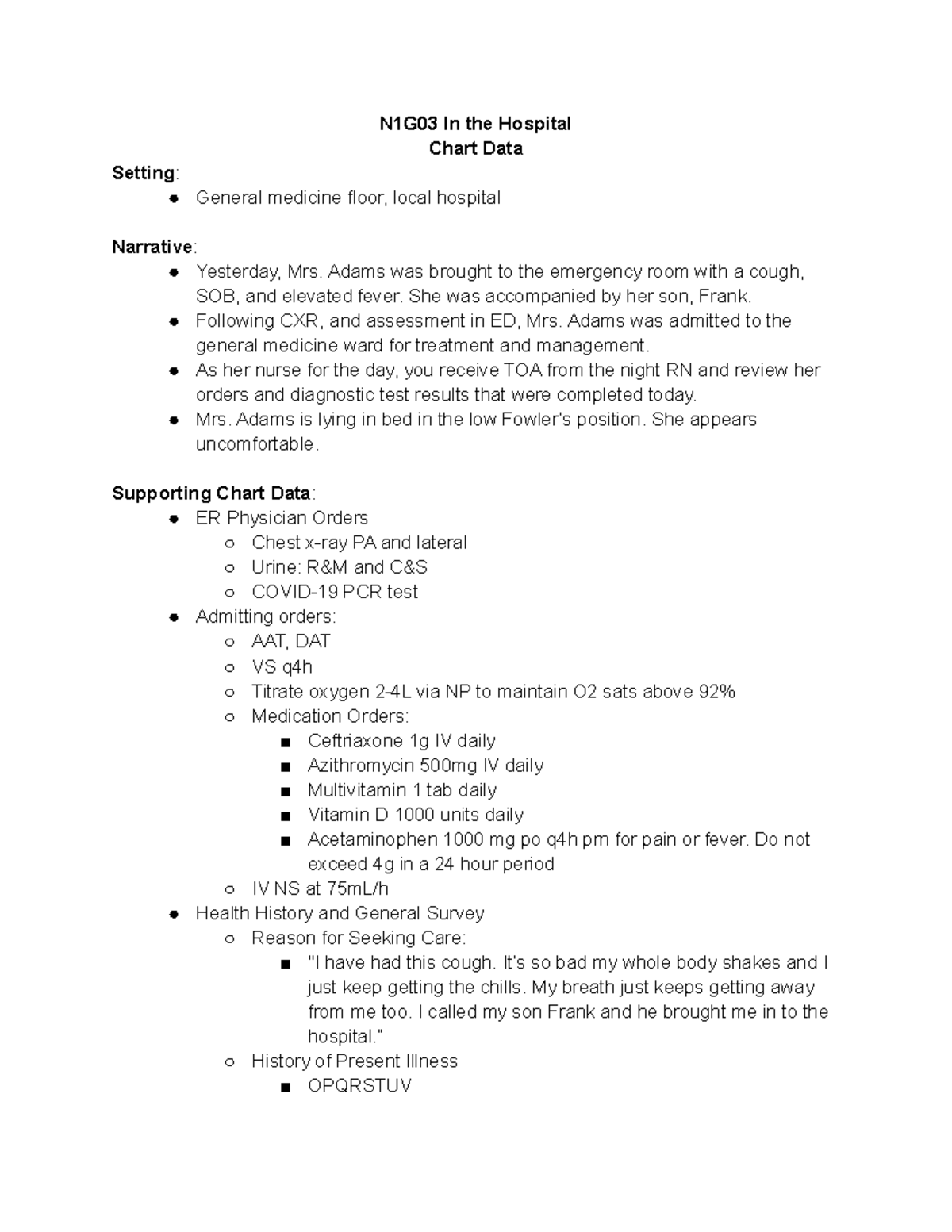 N1G03 In the Hospital-Chart Data - N1G03 In the Hospital Chart Data ...