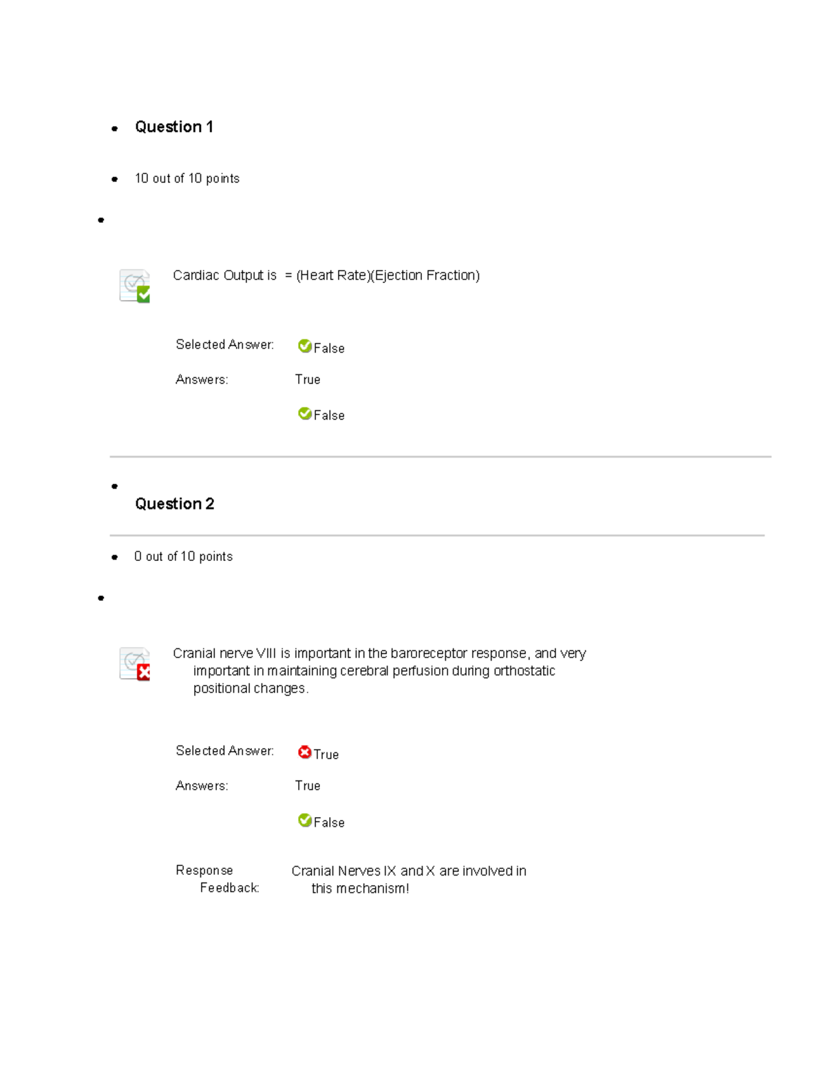 Quiz 7 - questions and answers to weekly quiz #7 - Question 1 10 out of ...
