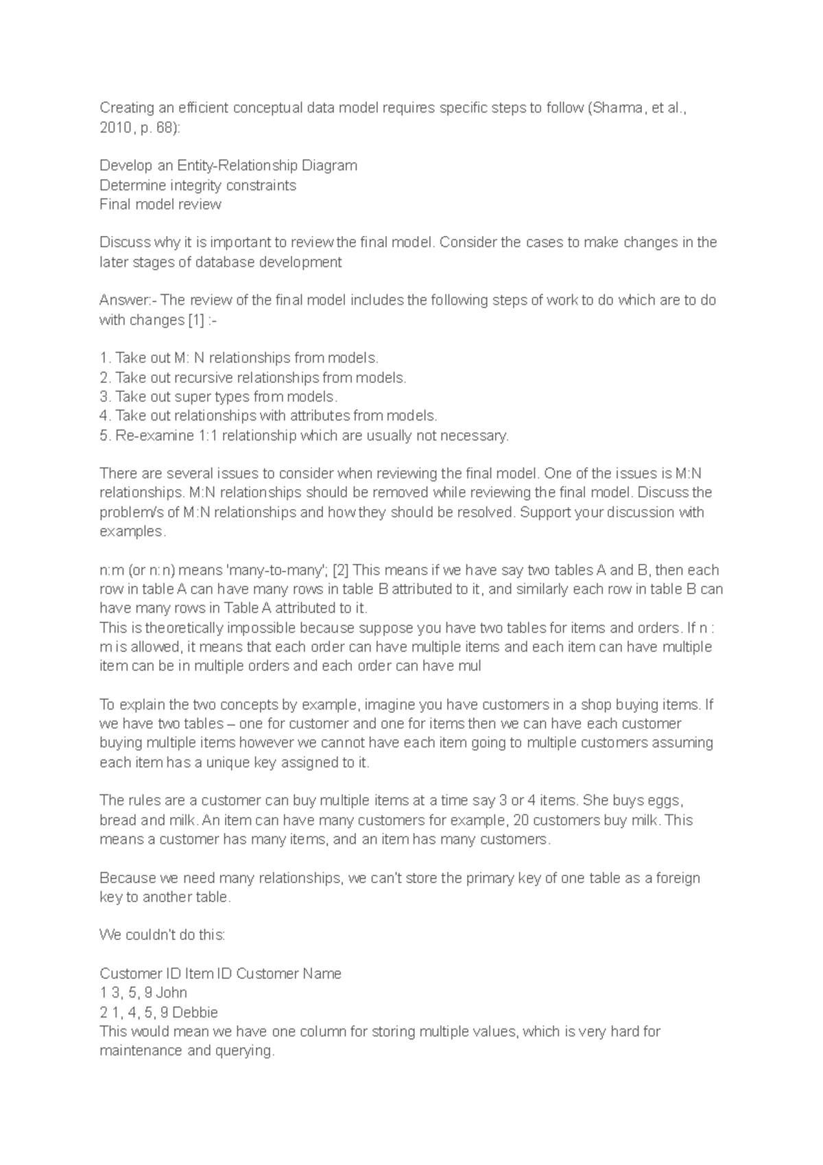 2014 .docx copy - one of the assignments - Creating an efficient ...