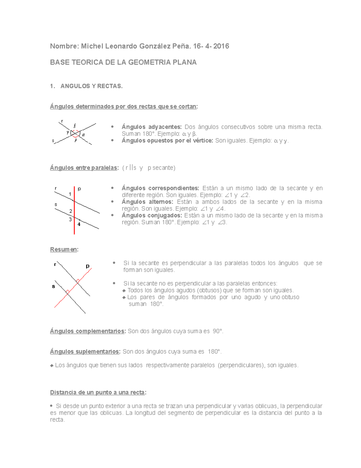 BASE Teorica DE LA Geometria Plana repaso - Nombre: Michel Leonardo ...