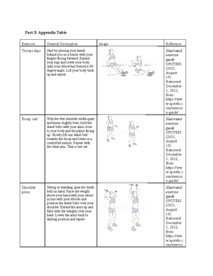 Conditioning Program Design - EXS-250 Program Design: Conditioning ...