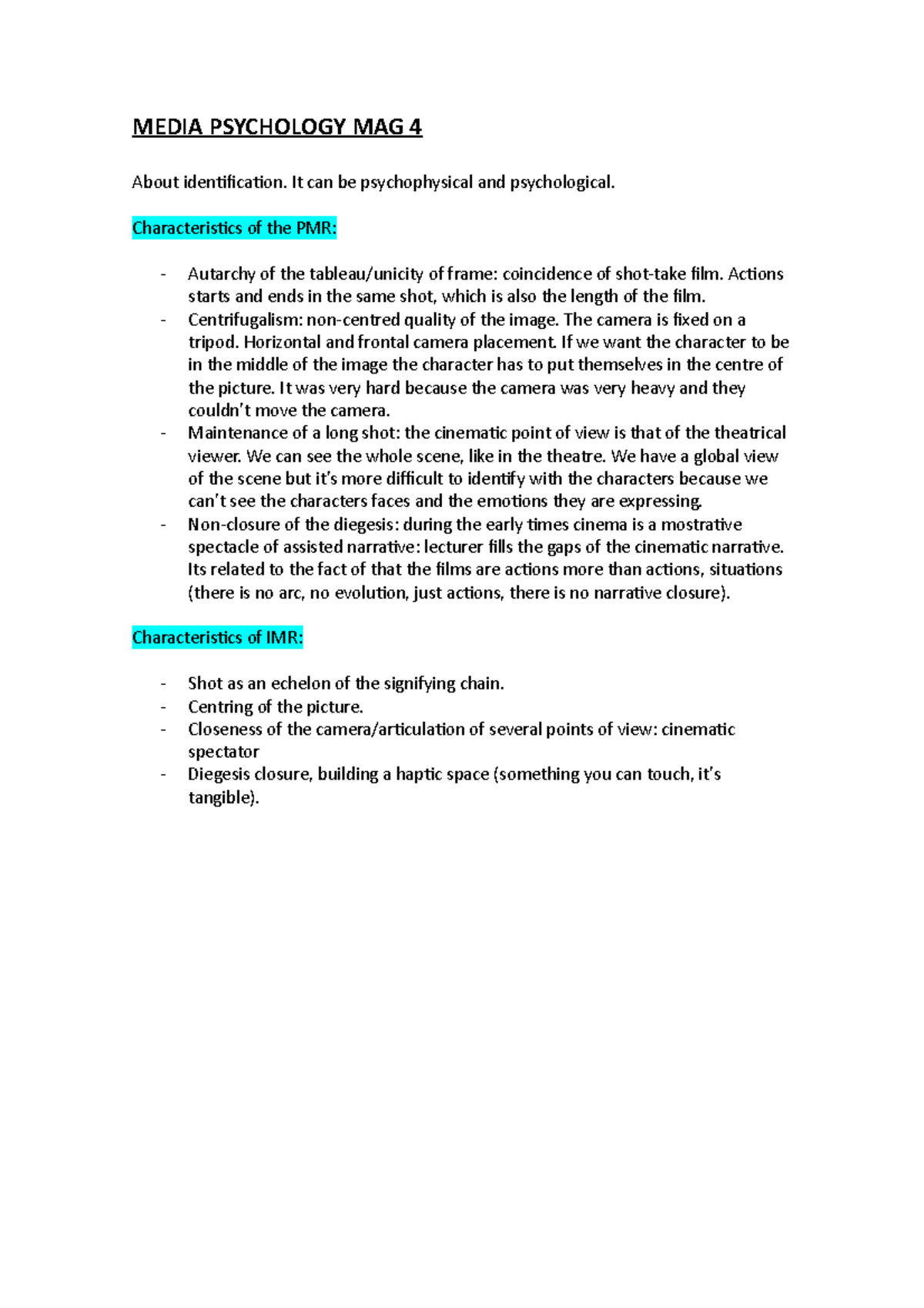 Media Psychology MAG 4 - Magistral - MEDIA PSYCHOLOGY MAG 4 About ...