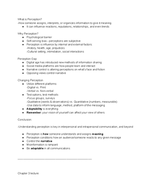 Chapter 4 (Comm) - Verbal Elements of Communication (Chapter 4) Why do ...