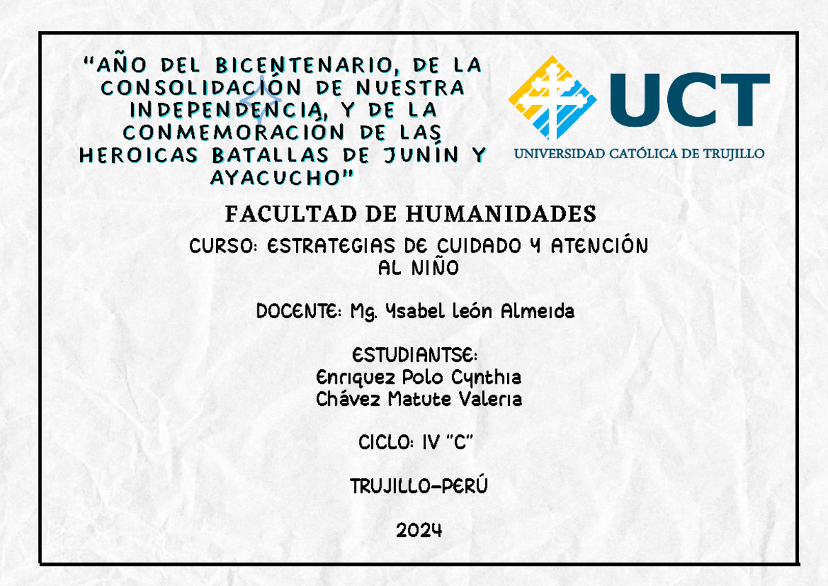 15 Estrategias Cynthia - ““AÑO DEL BICENTENARIO, DE LAAÑO DEL ...