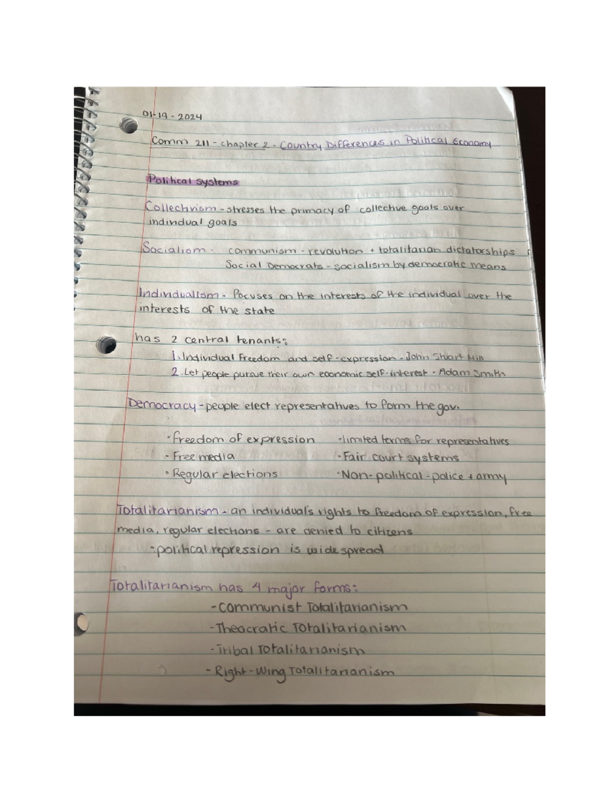 Class 2 notes - COMM 211 - Studocu