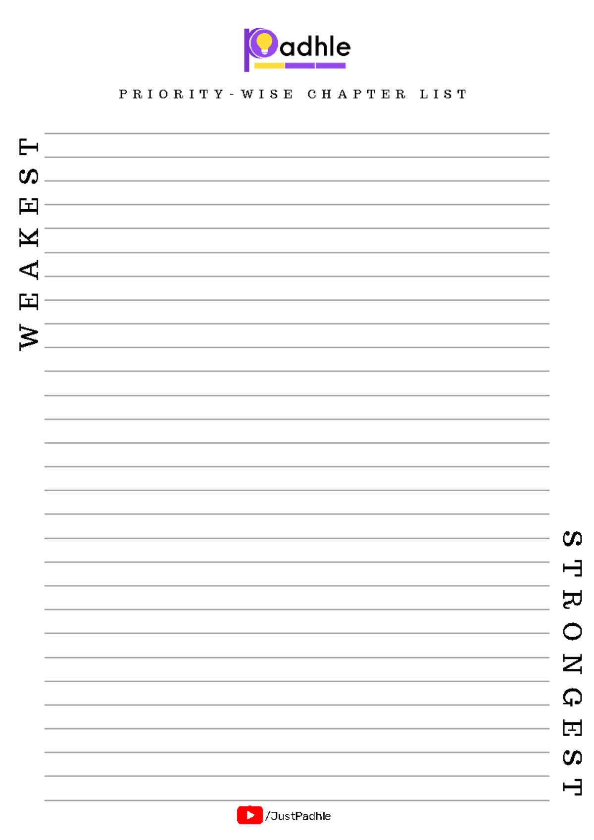 Padhle - Priority Checklist - Computer Science SL - P R I O R I T Y - W ...