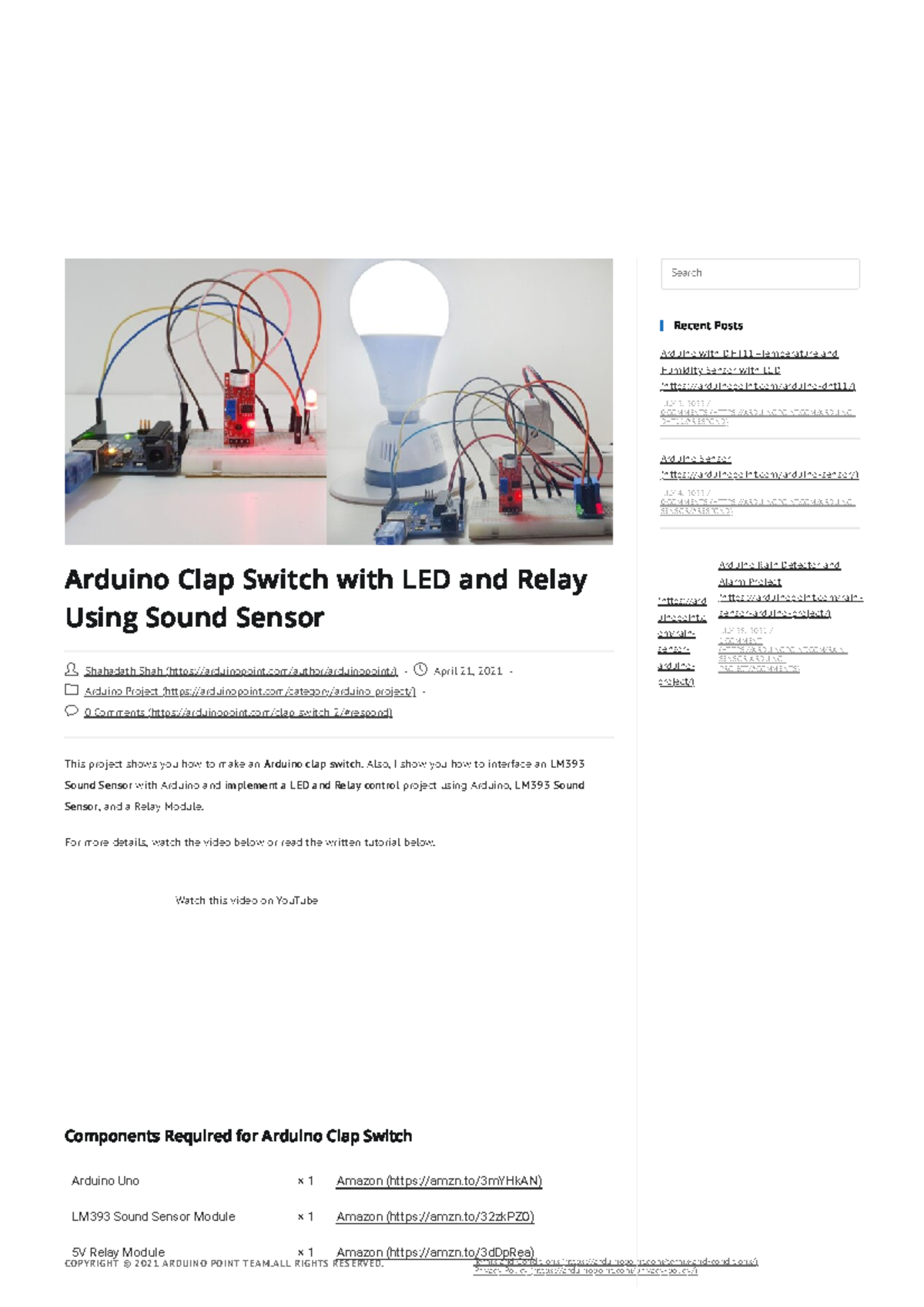 Arduino Clap Switchwith Ledand Relay Using Sound Sensor 1695303803240 Terms And Conditions