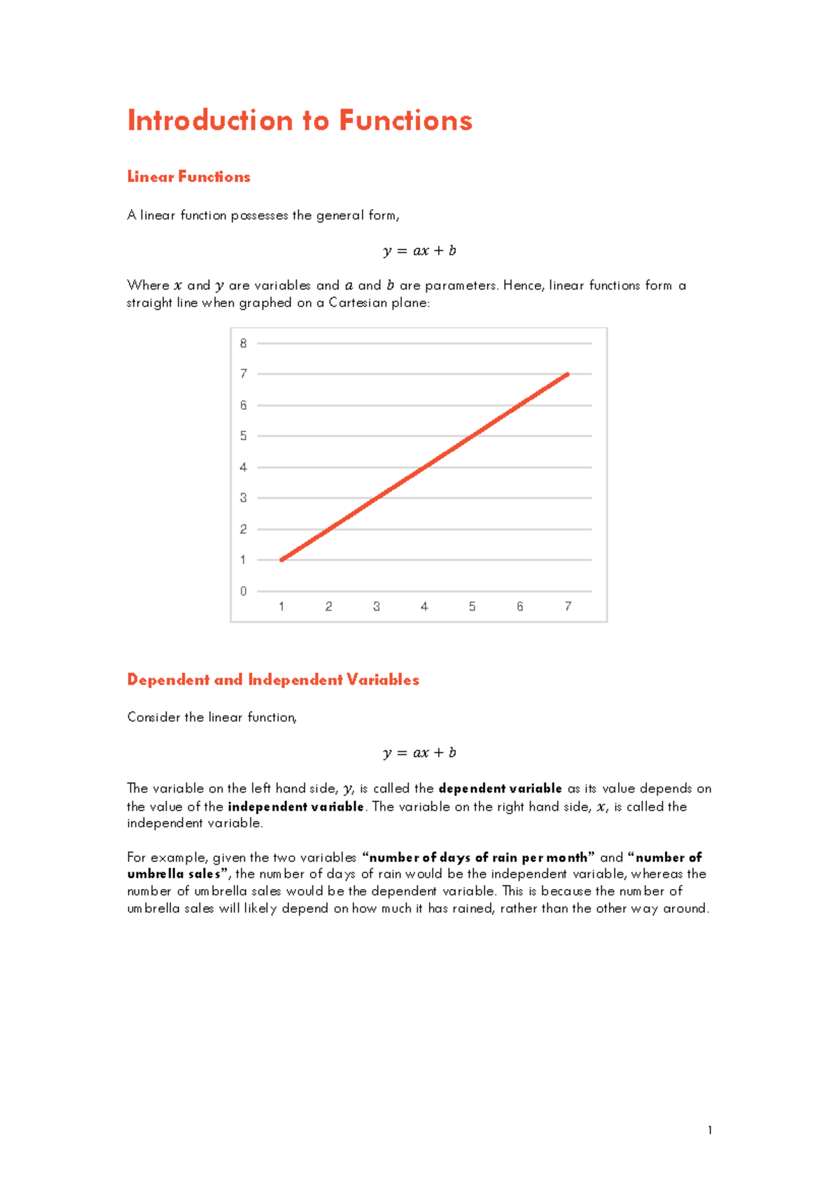 Solving linear and quadratic - Mathematics help sheet - Introduction to ...