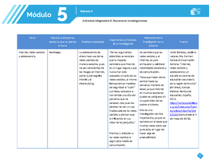 Actividad integradora 5 modulo 5 - PORTADA NOMBRE: ASESOR ACTIVIDAD ...