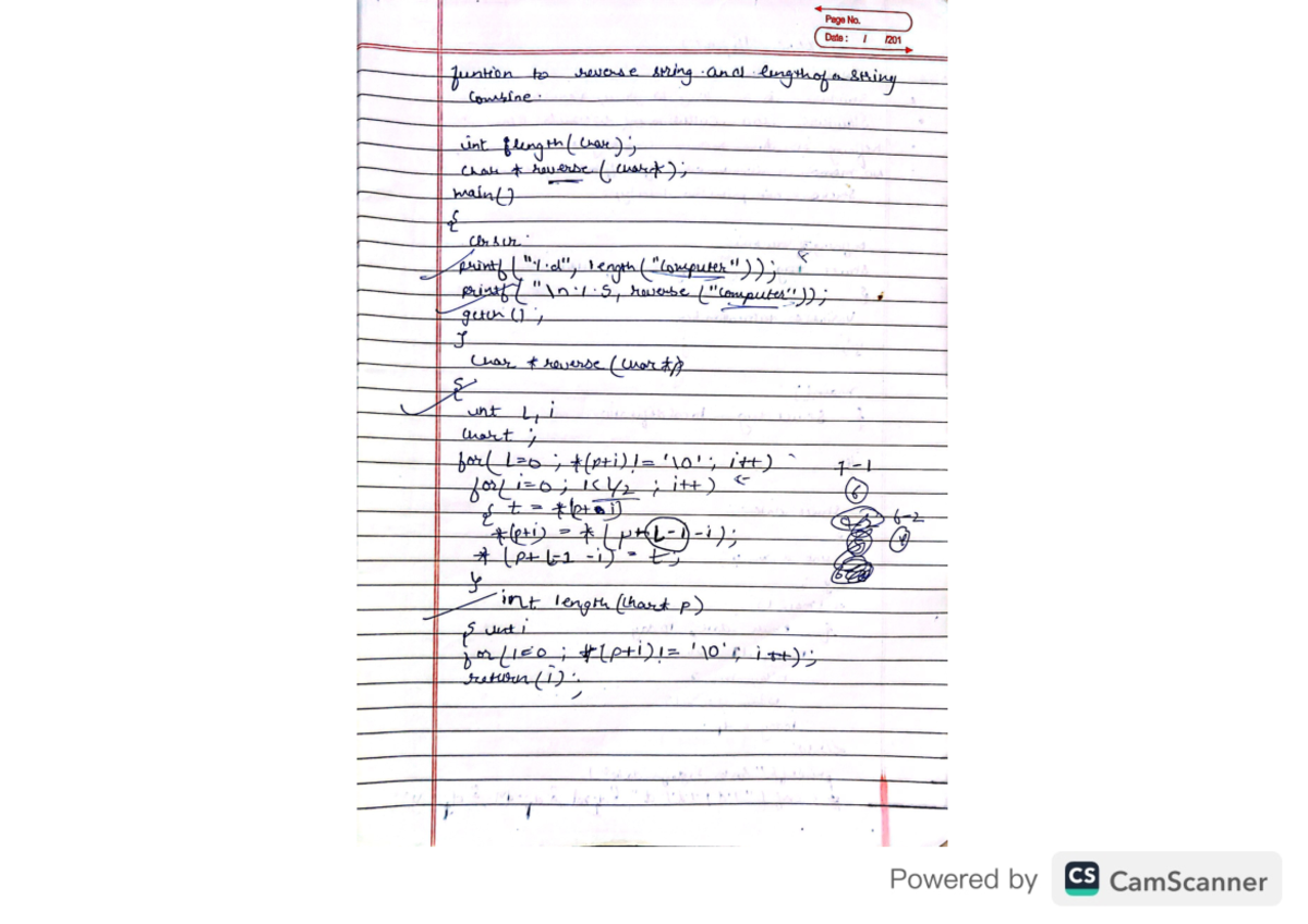 Program to access whole array with the help of pointers - CPSC 1150 - Studocu