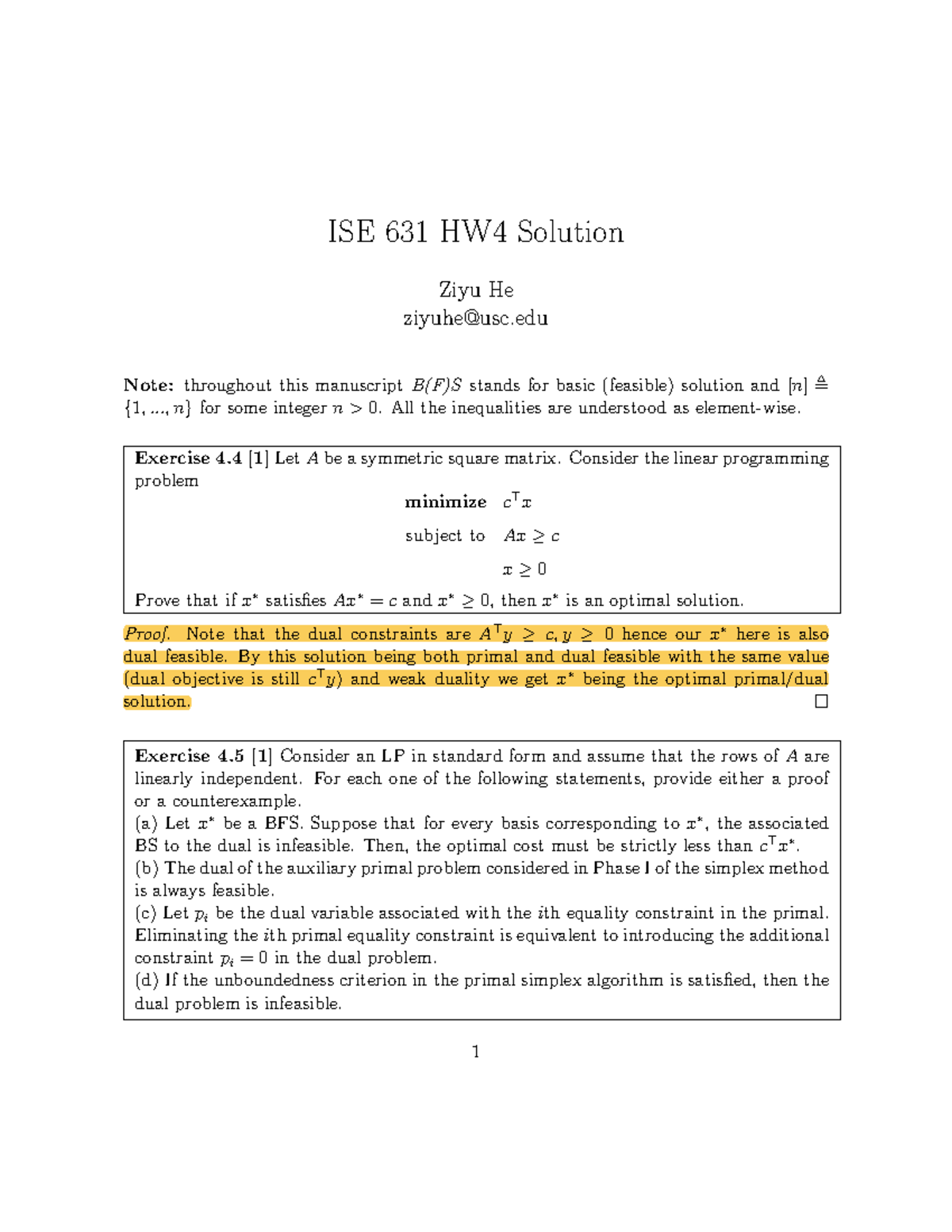 HW4 Solution - ISE 631 HW4 Solution Ziyu He ziyuhe@usc Note: throughout this manuscript B(F)S ...
