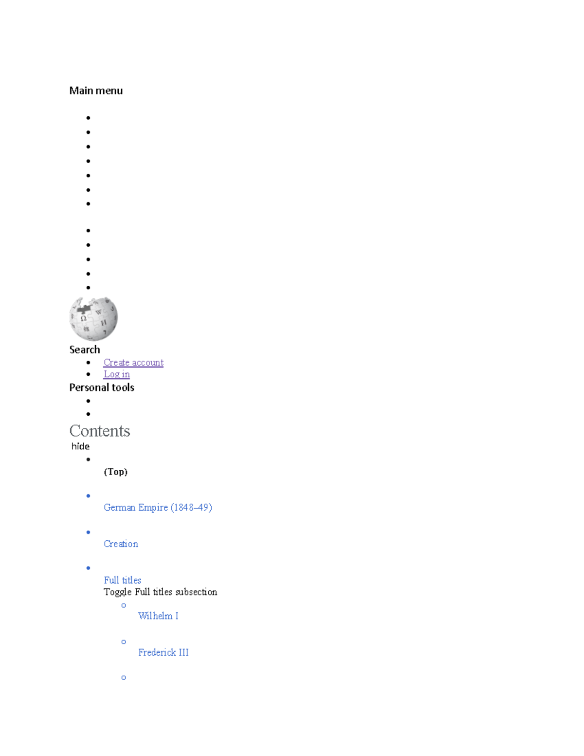 60 - report - Main menu • • • • • • • • • • • Search Create account Log ...
