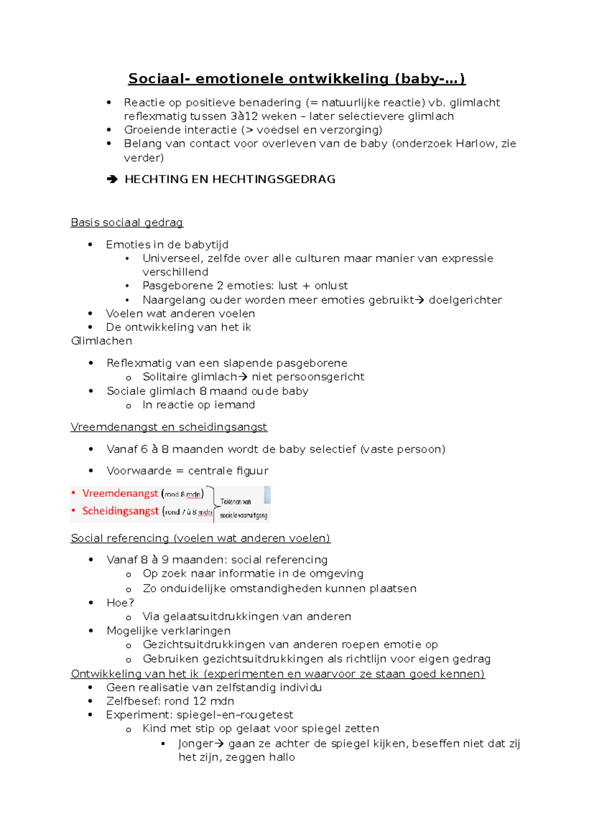 Sociaal emotioneel (baby-...) - Sociaal- emotionele ontwikkeling (baby ...