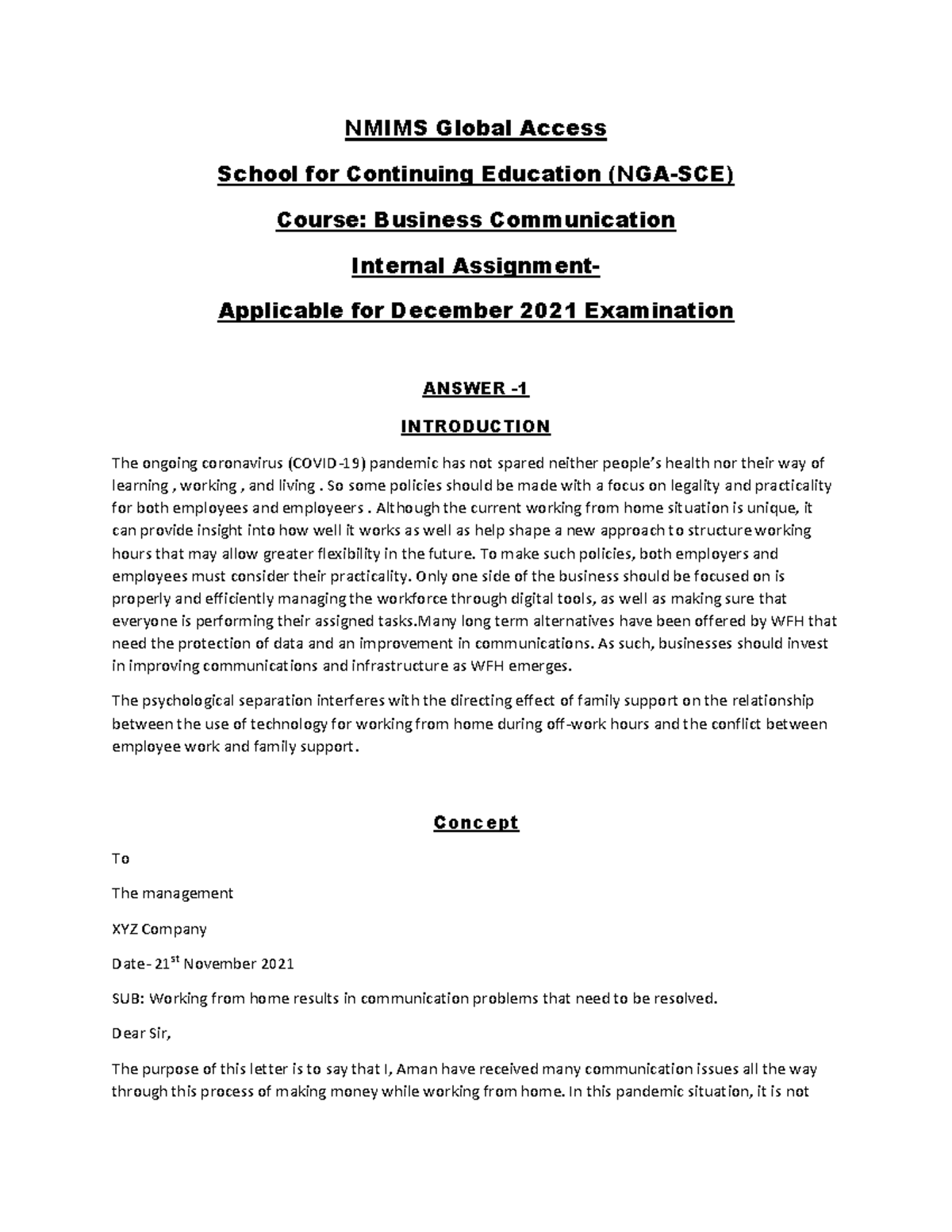 Nmims Global Access businees comm^ - NMIMS Global Access School for ...