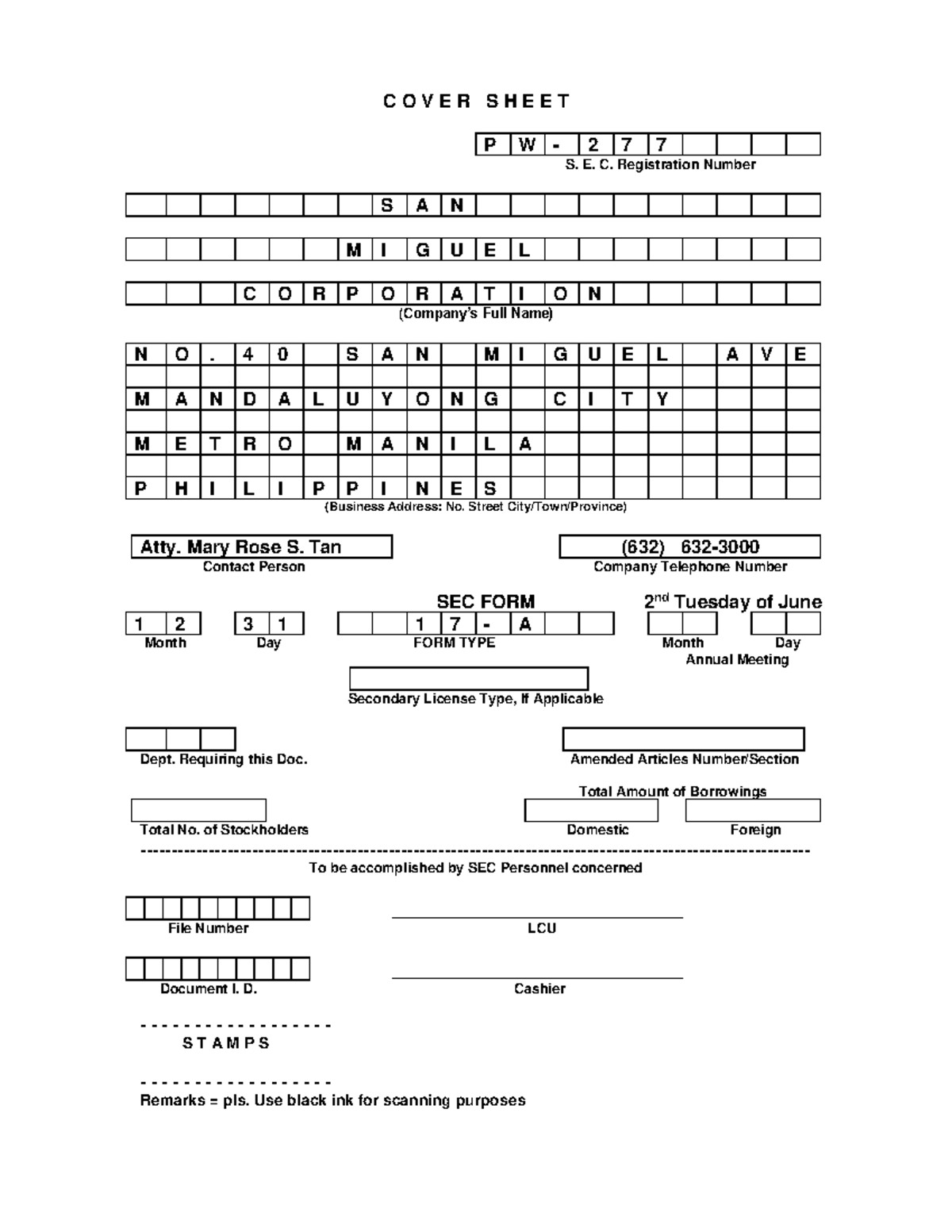 SMC-SEC FORM 17-A (04.25.2022) Part 1- Final - C O V E R S H E E T P W ...