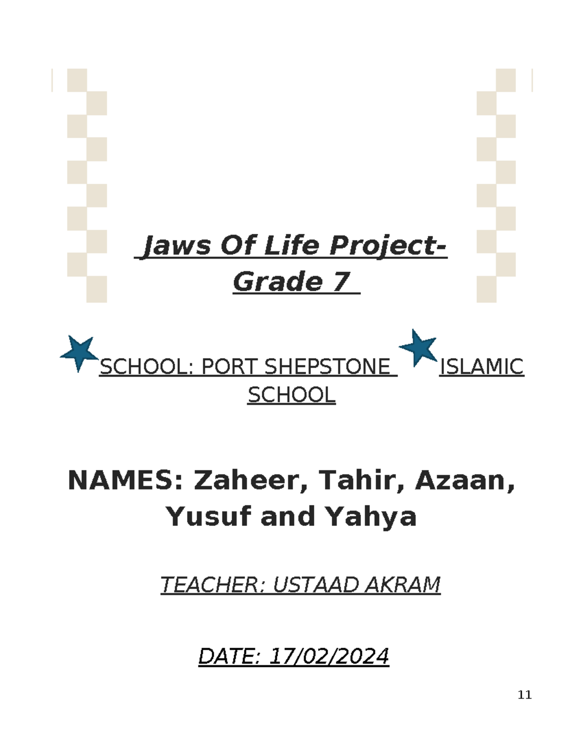 Jaws Of Life Project-Grade 7 - This cutter will be very powerful as it ...