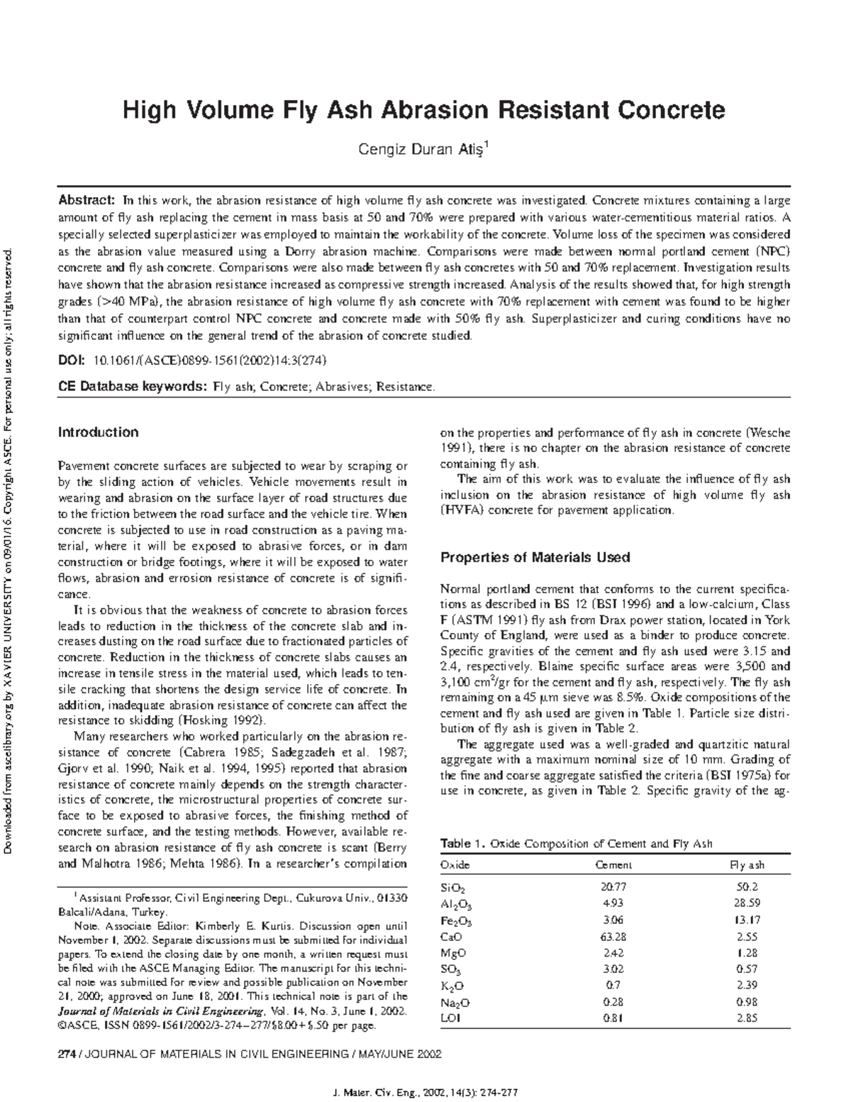 High Volume Fly Ash Abrasion Resistant Concrete Atis - High Volume Fly ...