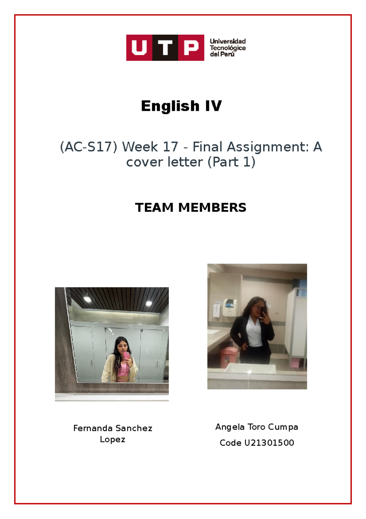 TASK7 Sanchez Toro - Actividad de la semana 7 - English IV (AC-S17) Week 17 - Final Assignment ...