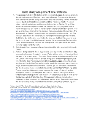 Bible Study Project Application Assignment - Name: Makenzie Wallace ...