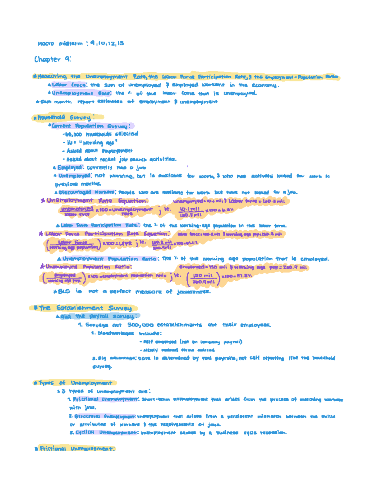 Chapter 9 Midterm Notes - ECO2013 - Studocu