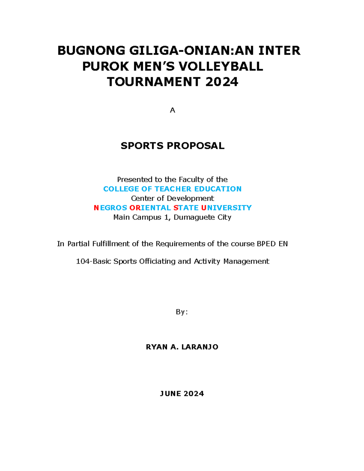 Bugnong GIliga-onian: Inter-Purok Men's Volleyball Tournament 2024 ...